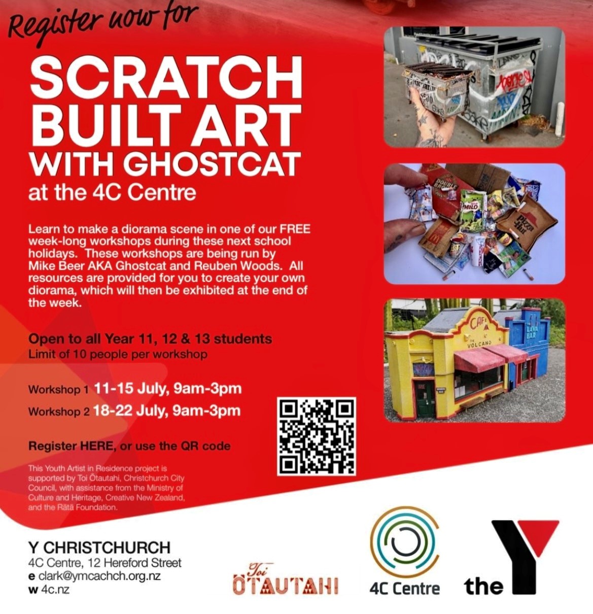 FREE Scratch Built Art Holiday Workshop with Ghostcat and Reuben Woods ...